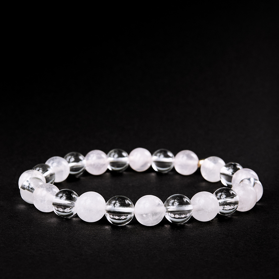 Brățara Cuarțul roz, Cristal - pietrele iubirii și purității | Dedoles