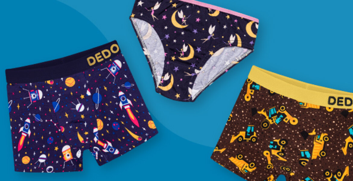 Intimo per bambini da 3.49 € | Dedoles