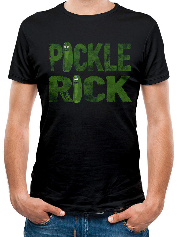 Tricou Rick and Morty - Pickle Rick text | Dedoles
