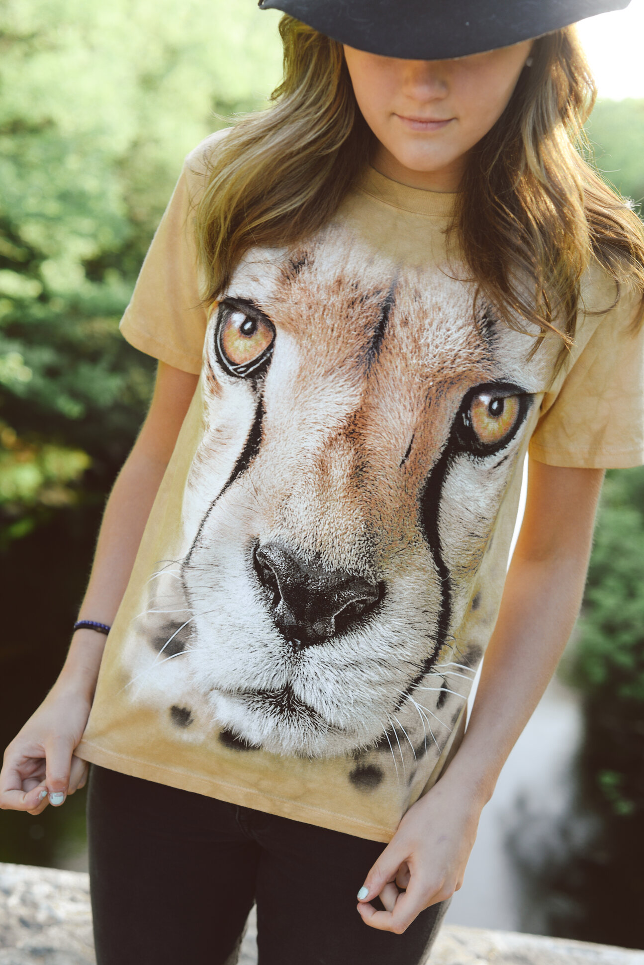 Tričko Tvár geparda | Dedoles