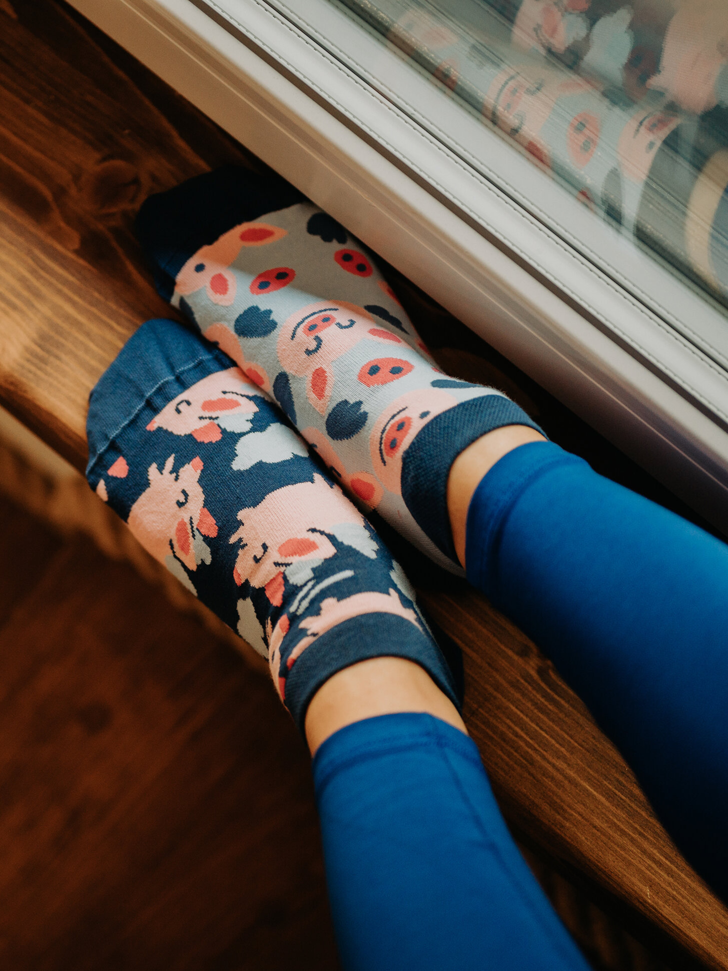 Ankle Socks Flying Pigs | Dedoles