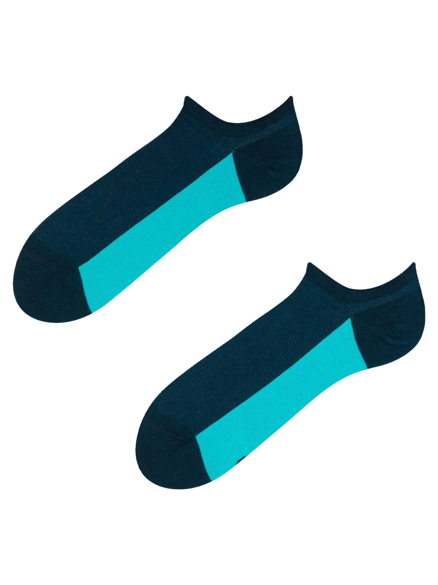 Meias para ténis Calcanhar Azuis-escuras | Dedoles
