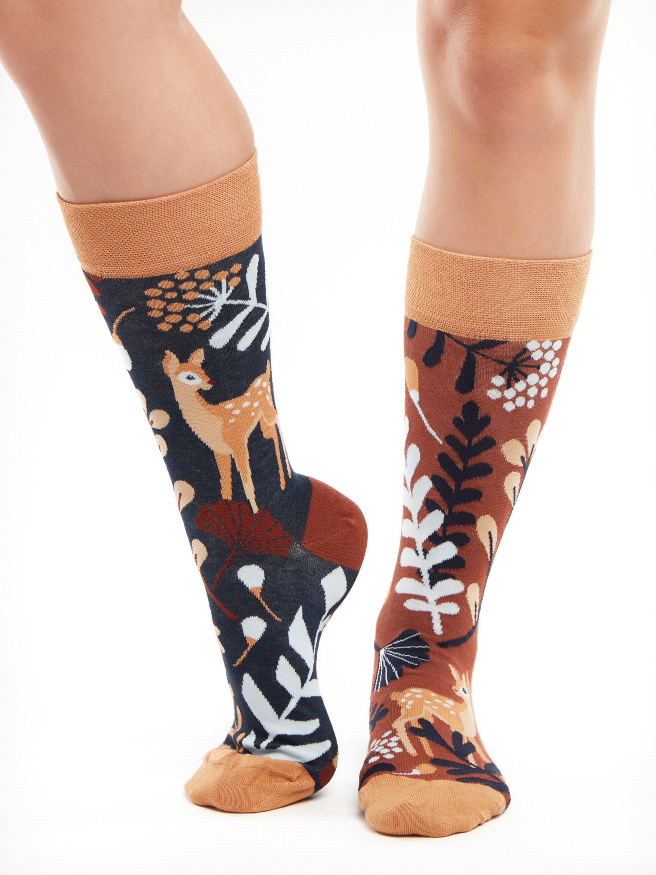 Chaussettes rigolotes en fibres de bambou Chevrette | Dedoles