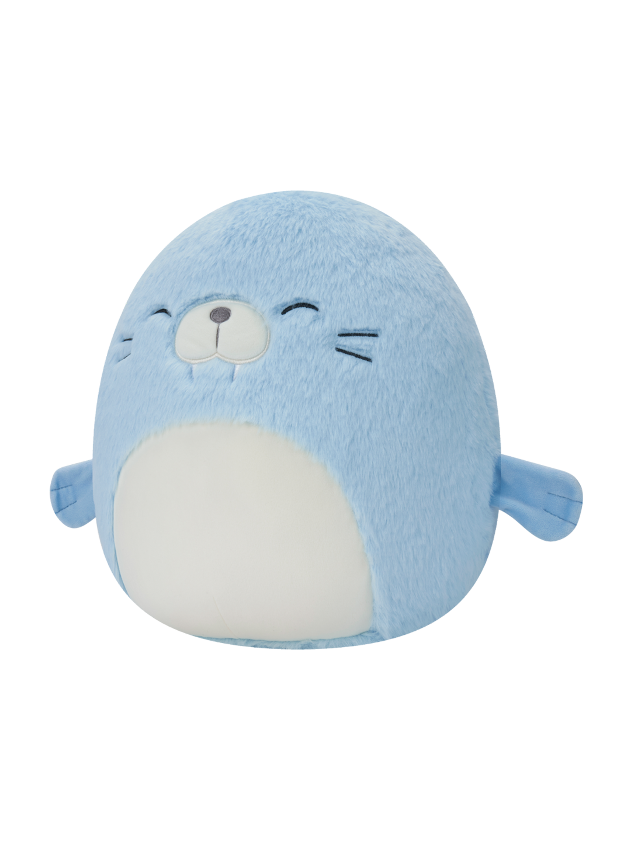 Squishmallows Fuzz-A-Mallow Harvey de blauwe walrus, 30 cm | Dedoles