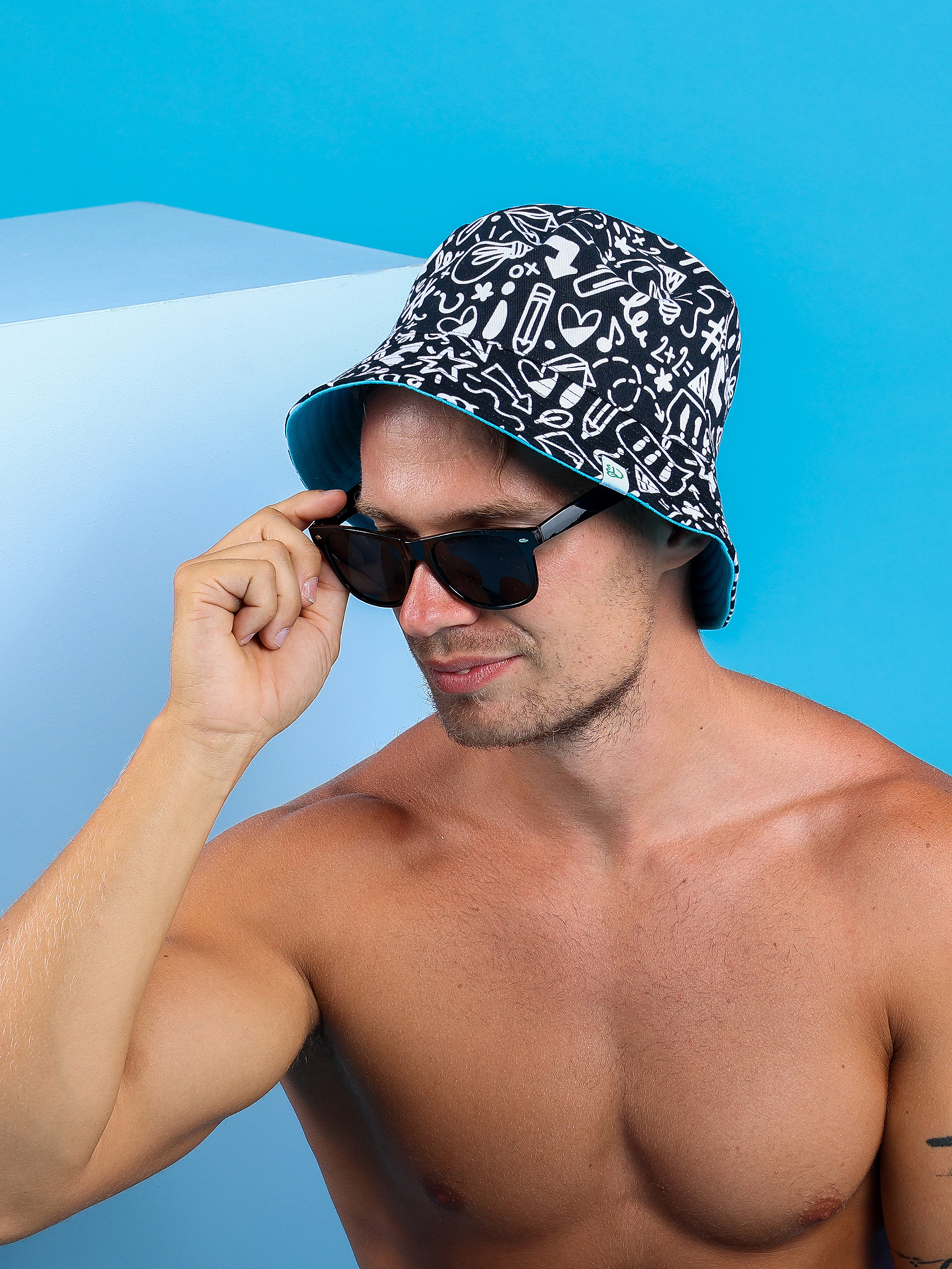 Chapeau bob rigolo Gribouillages | Dedoles