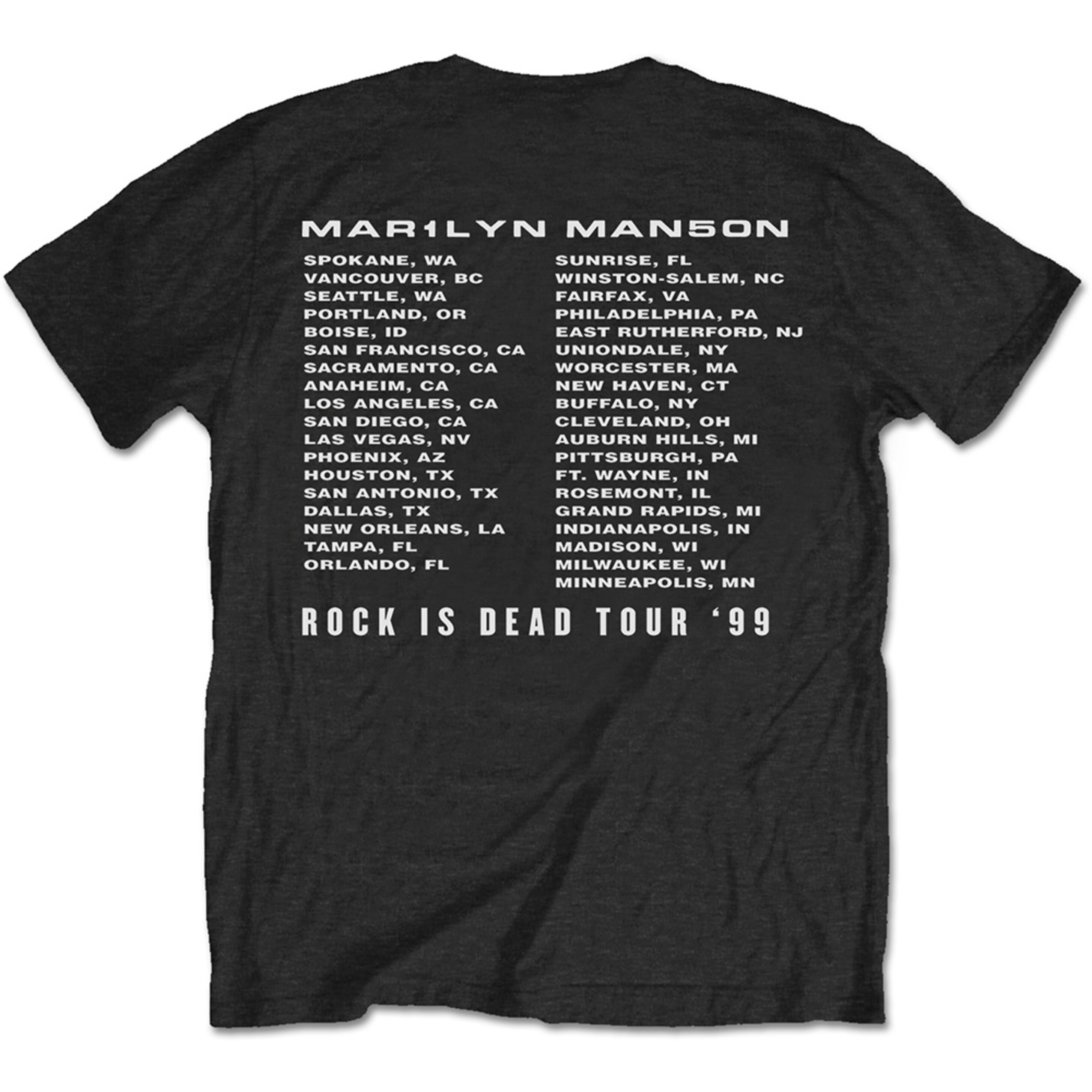 Tričko Marilyn Manson Rock Is Dead 1999 Tour | Dedoles