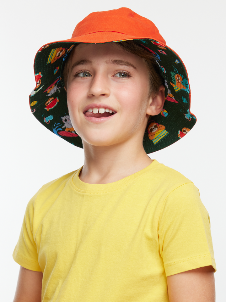 Chapeau bob rigolo pour enfants Ambiance de la plage | Dedoles