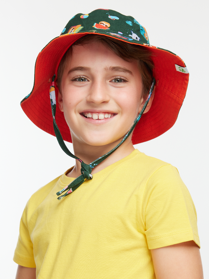 Chapeau bob rigolo pour enfants Ambiance de la plage | Dedoles