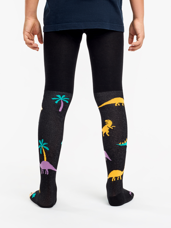 Kids' Tights Dinos & Volcanos | Dedoles