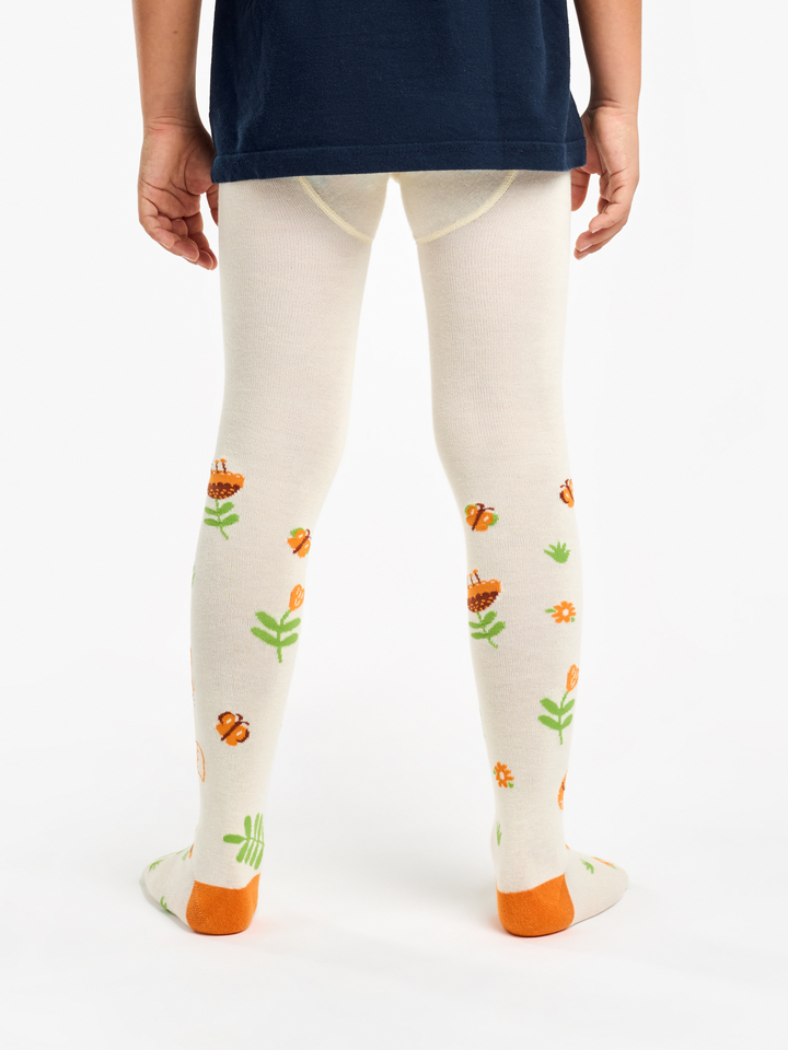 Kids' Tights Fox & Butterflies | Dedoles