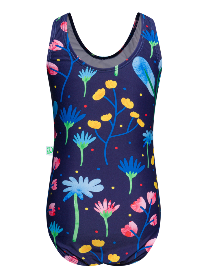 Costume Da Bagno Buonumore Da Bambina Fiori Ad Acquerello Dedoles