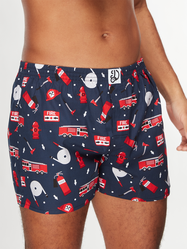 Men's Boxer Shorts Firefighter | Dedoles