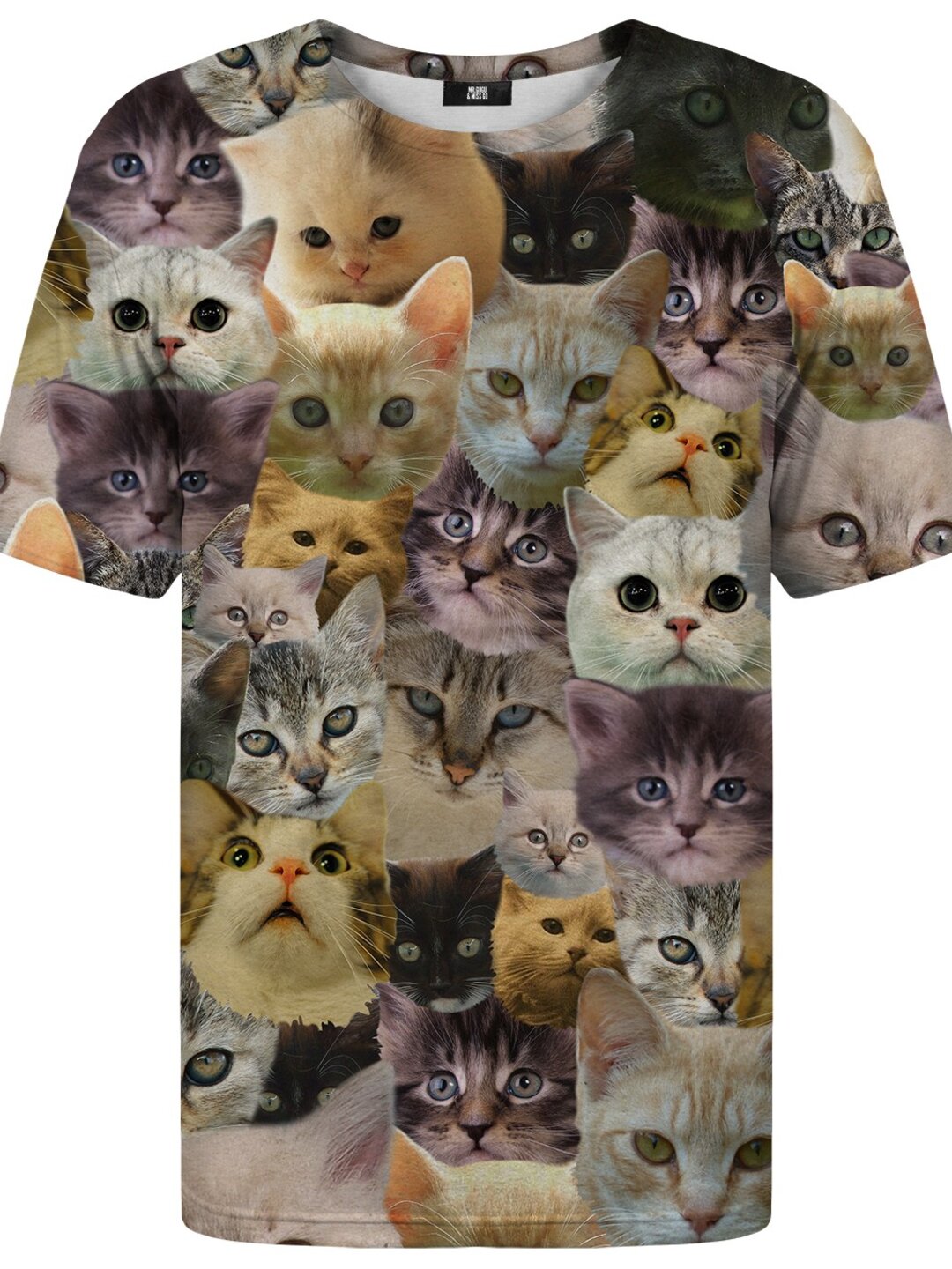 Tričko s krátkym rukávom Mačacie hlavy | Dedoles