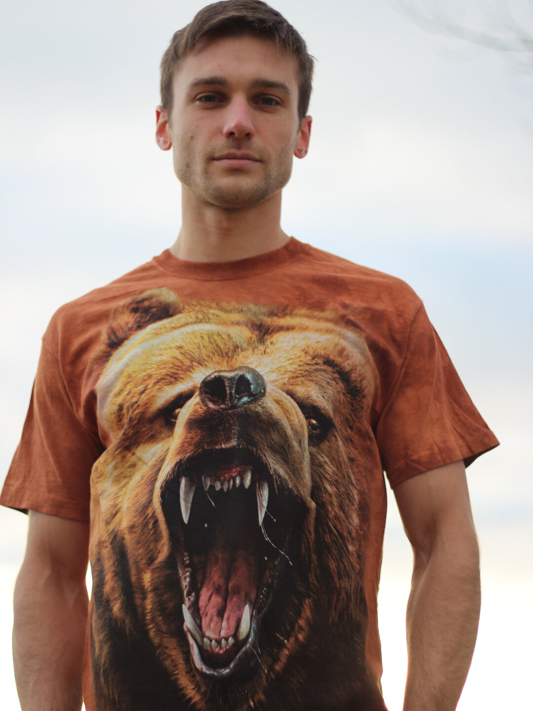 Tričko Zúrivý medveď grizzly | Dedoles