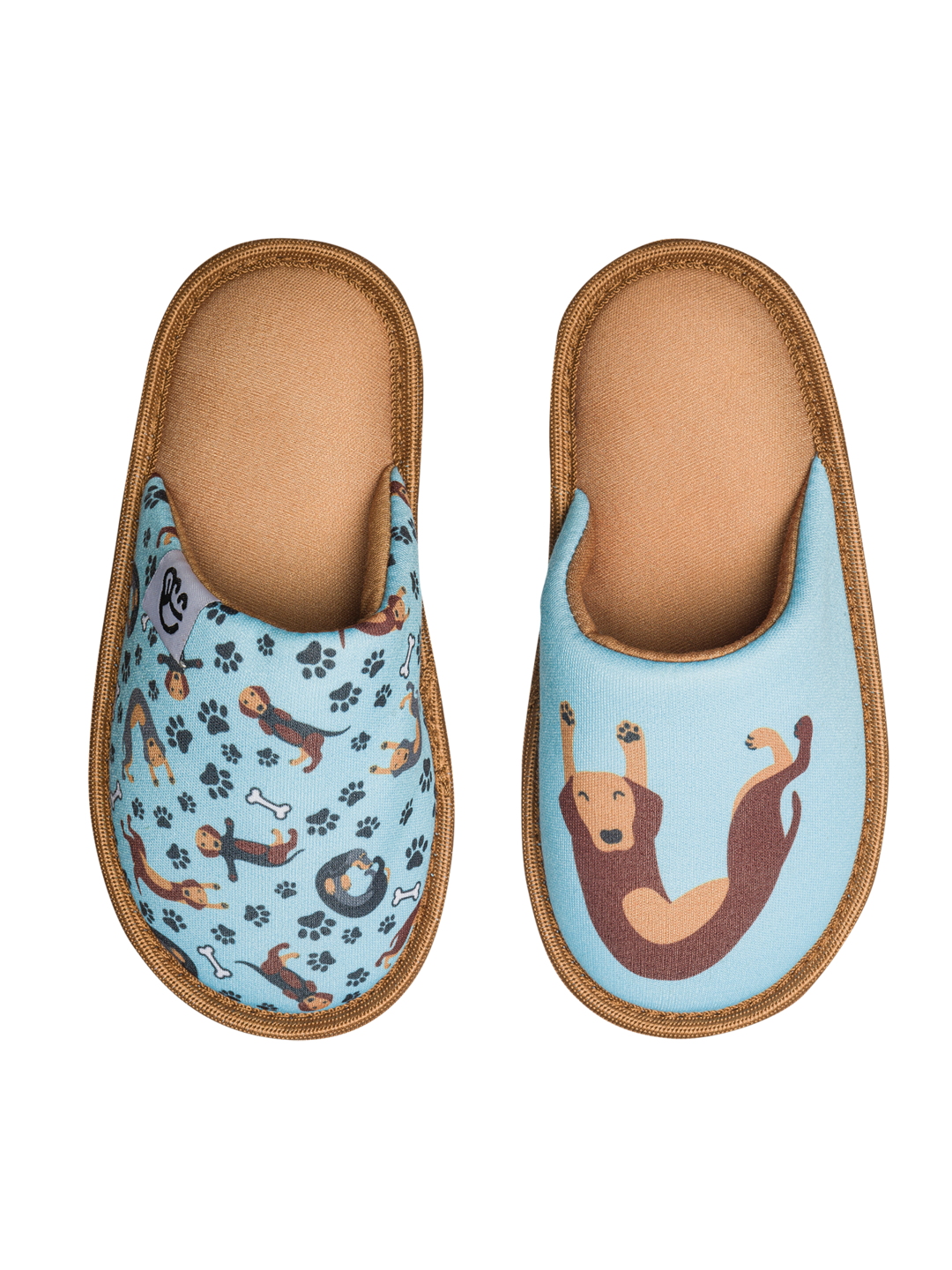 Lustige Hausschuhe für Kinder Dackel | Dedoles