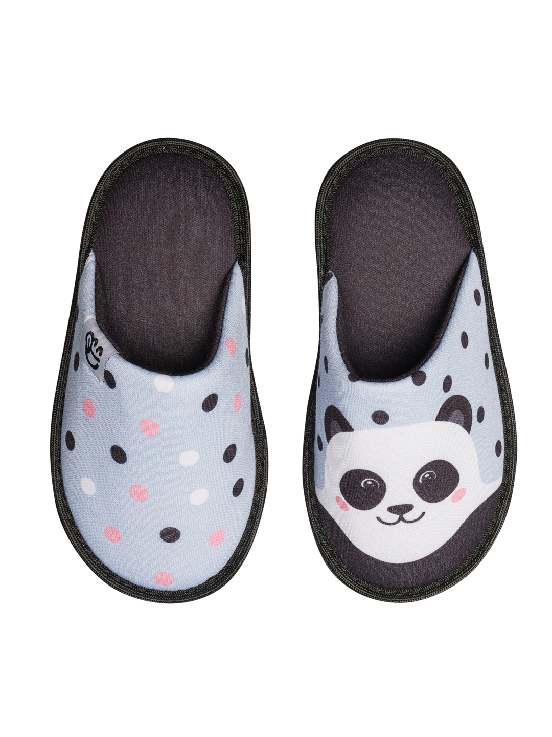 Pantoufles rigolotes pour enfants Panda joyeux | Dedoles