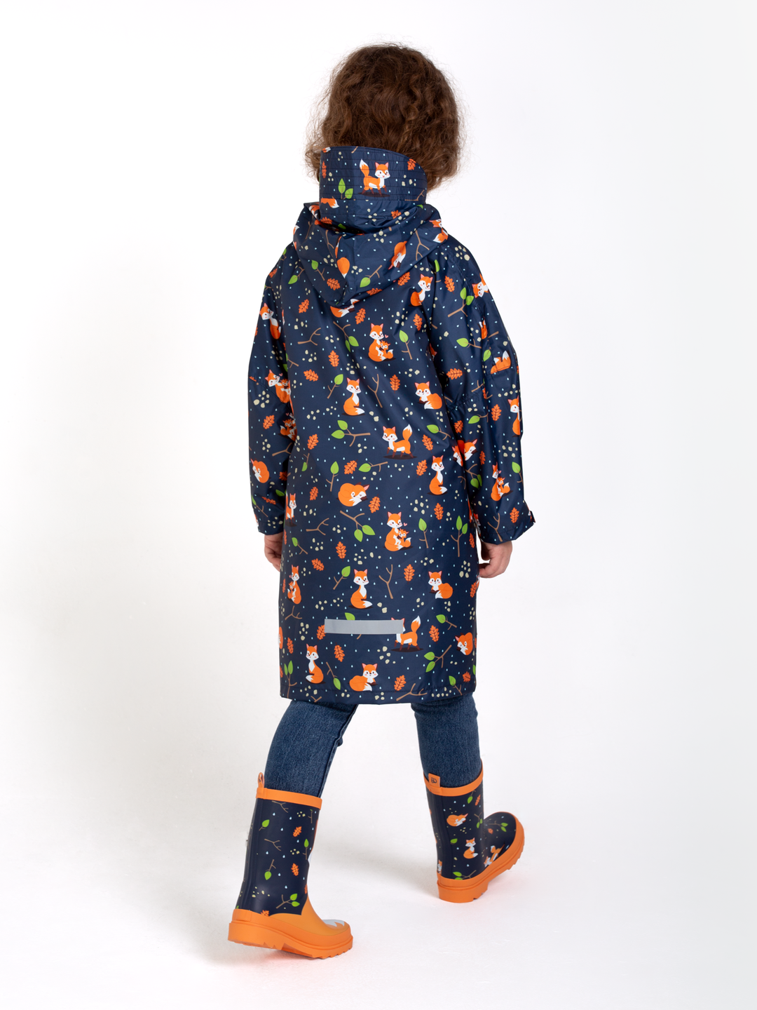 Kids' Raincoat Fox in Nature | Dedoles