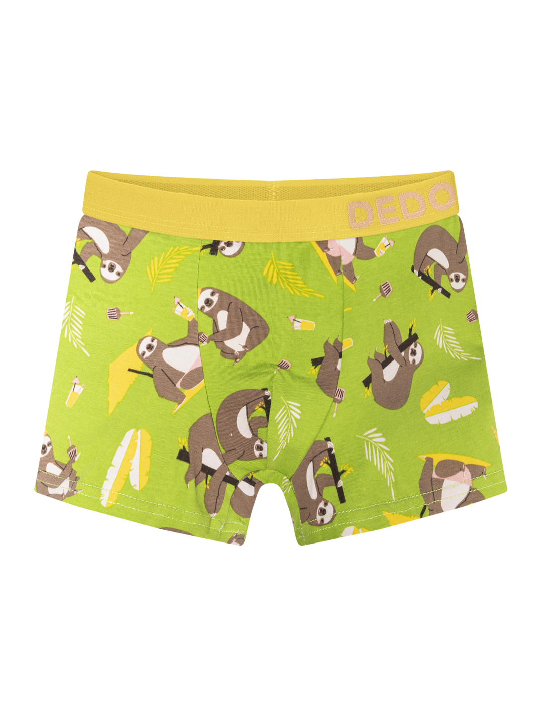 Lustige Boxershorts für Jungen Party-Faultier | Dedoles