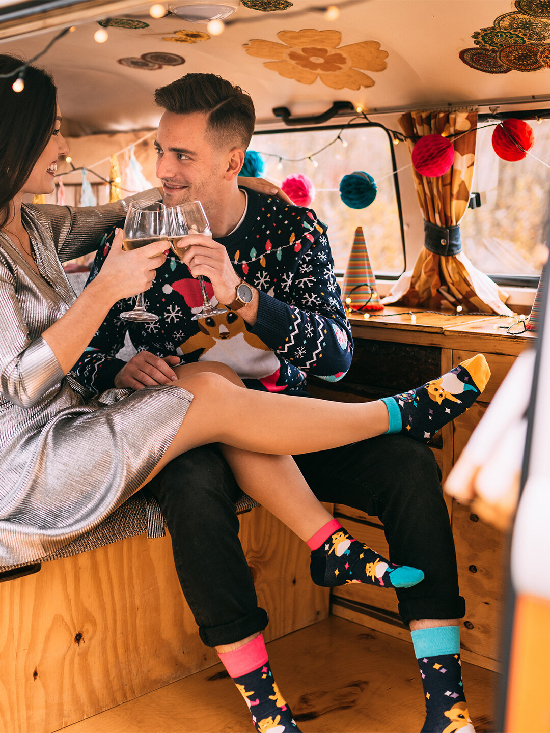 Ankle Socks Party Hamsters | Dedoles