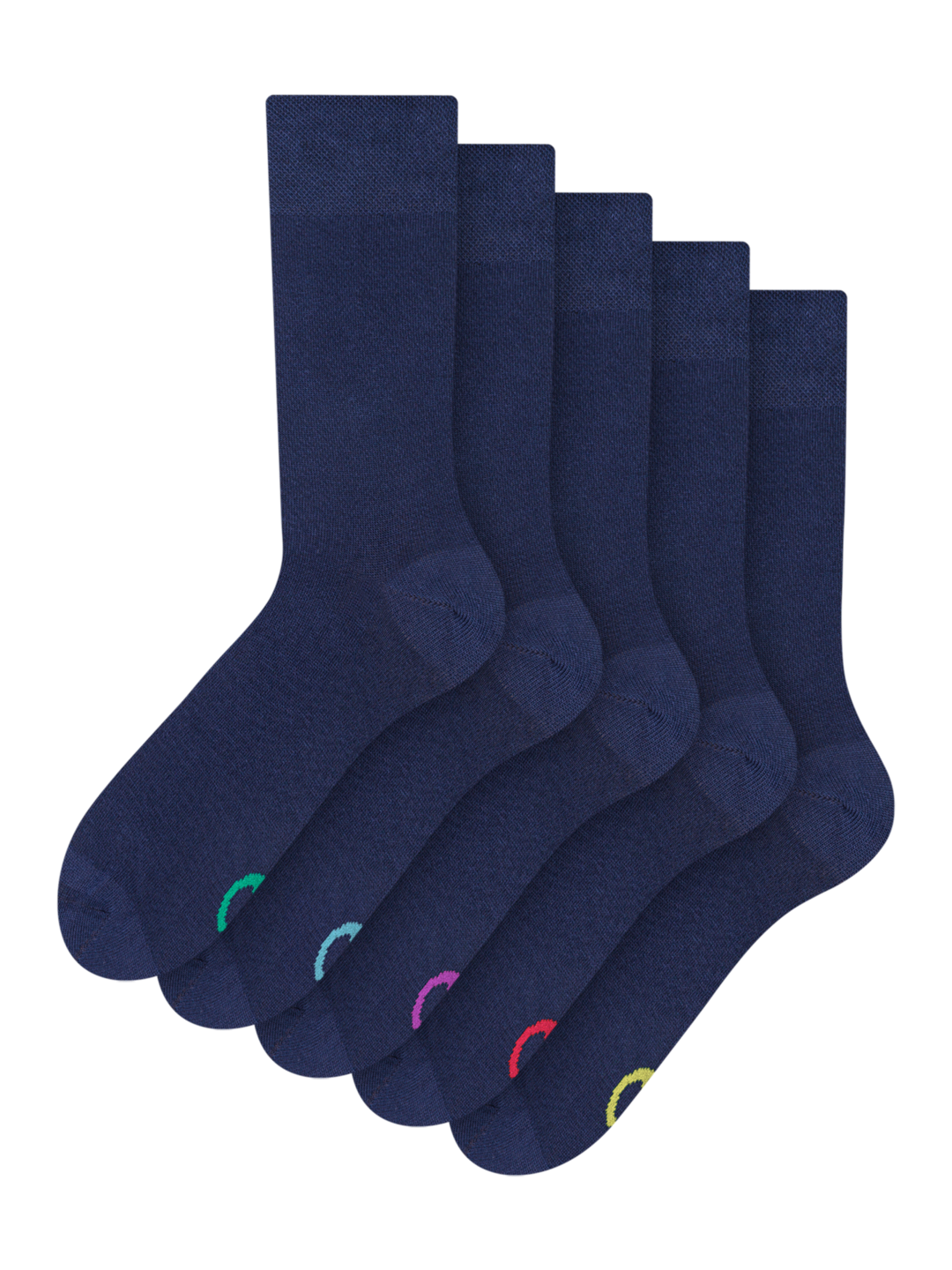 Pětibalení vysokých ponožek Modrý Klasik | Dedoles