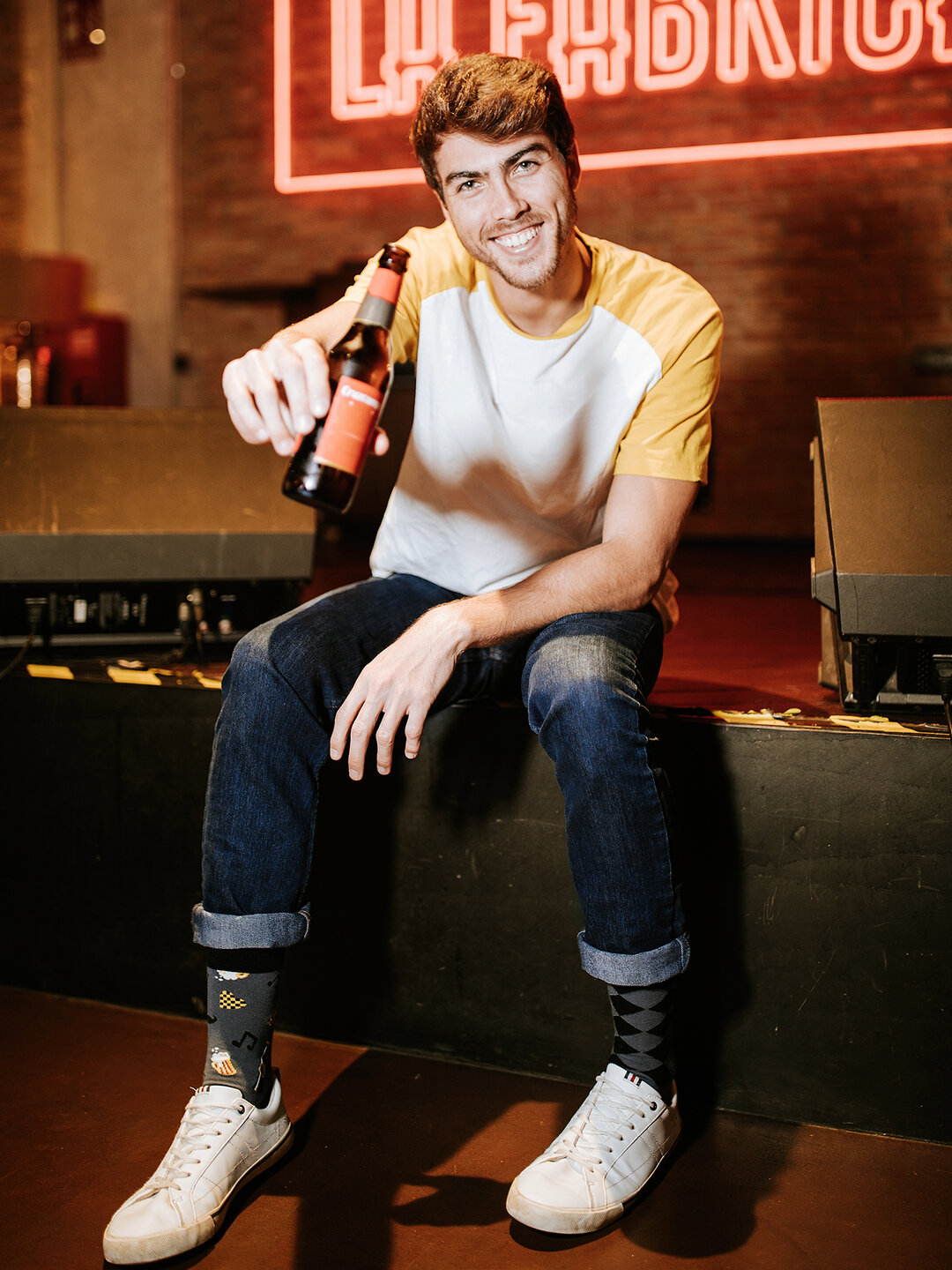 Veselé bambusové ponožky Pivní párty | Dedoles