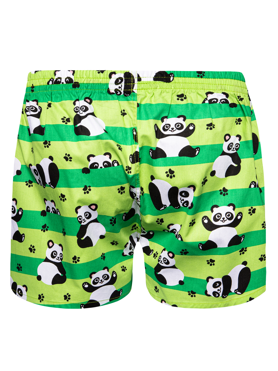Men's Boxer Shorts Panda & Stripes | Dedoles