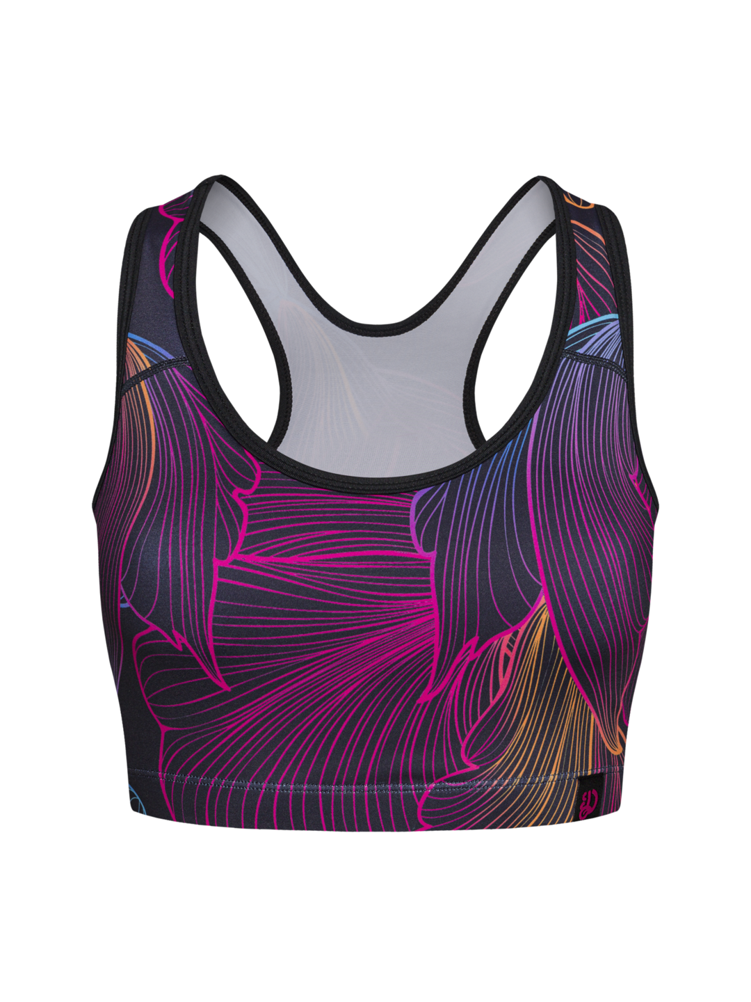Gym Top Abstract Flowers | Dedoles