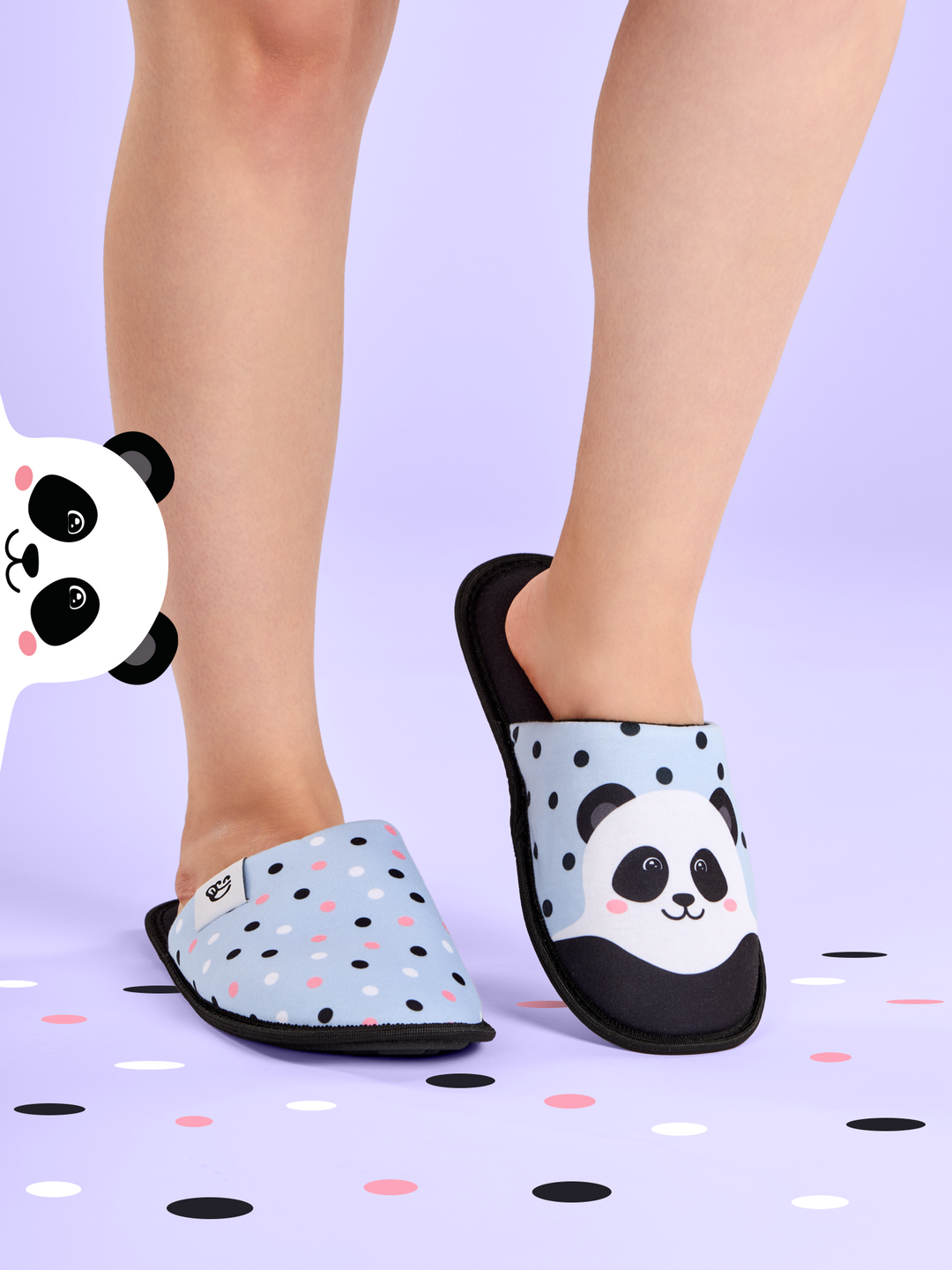 Veselé papuče Šťastná panda | Dedoles