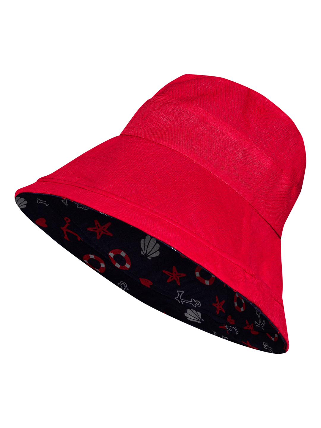 Chapeau bob rigolo pour femmes Ambiance maritime | Dedoles