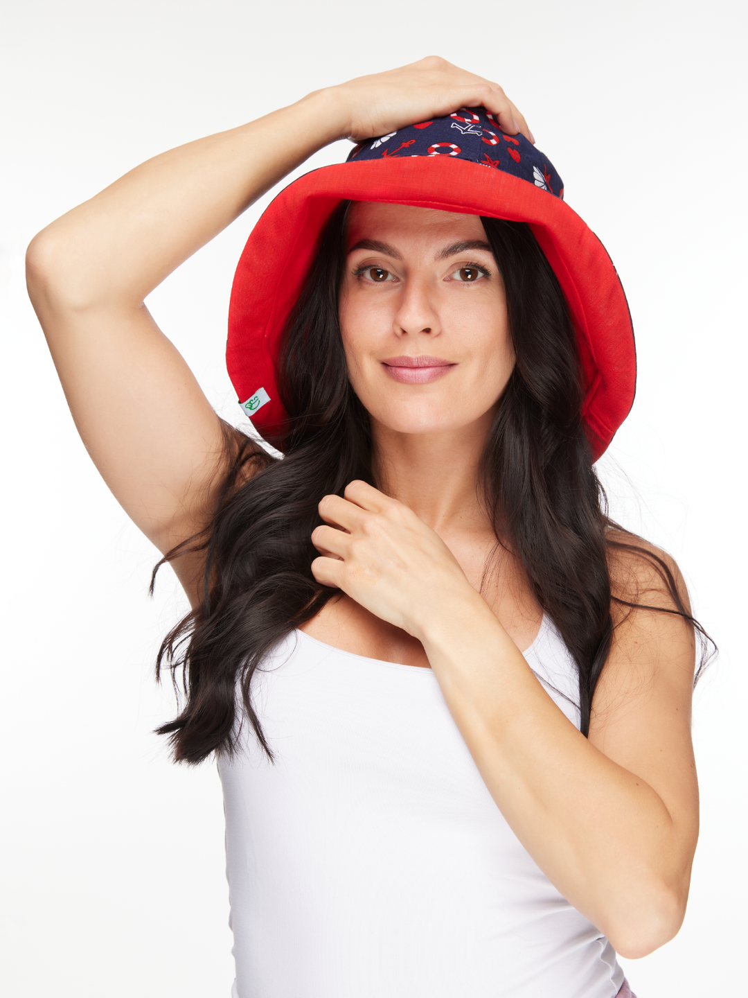 Chapeau bob rigolo pour femmes Ambiance maritime | Dedoles