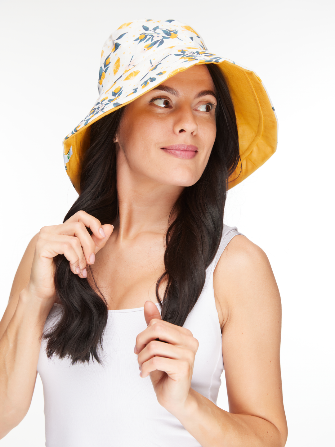 Chapeau bob rigolo pour femmes Oranges | Dedoles