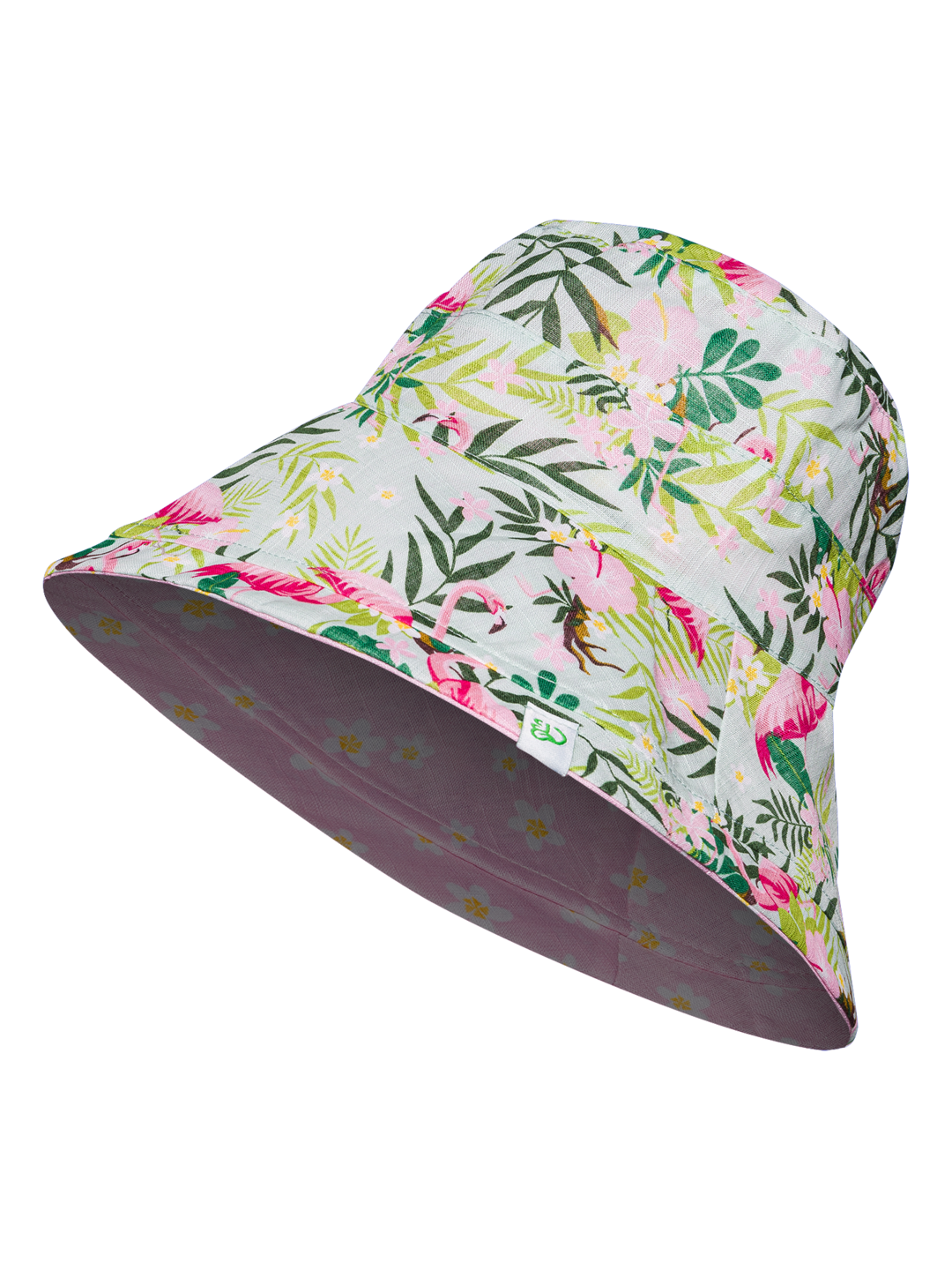 Chapeau bob rigolo pour femmes Flamant tropical | Dedoles