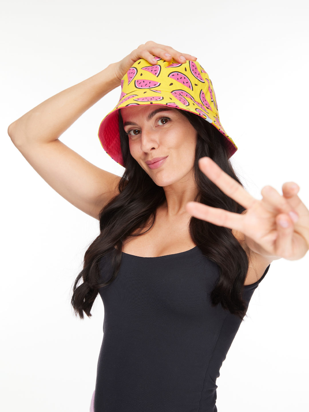 Chapeau bob rigolo Pastèque juteuse | Dedoles