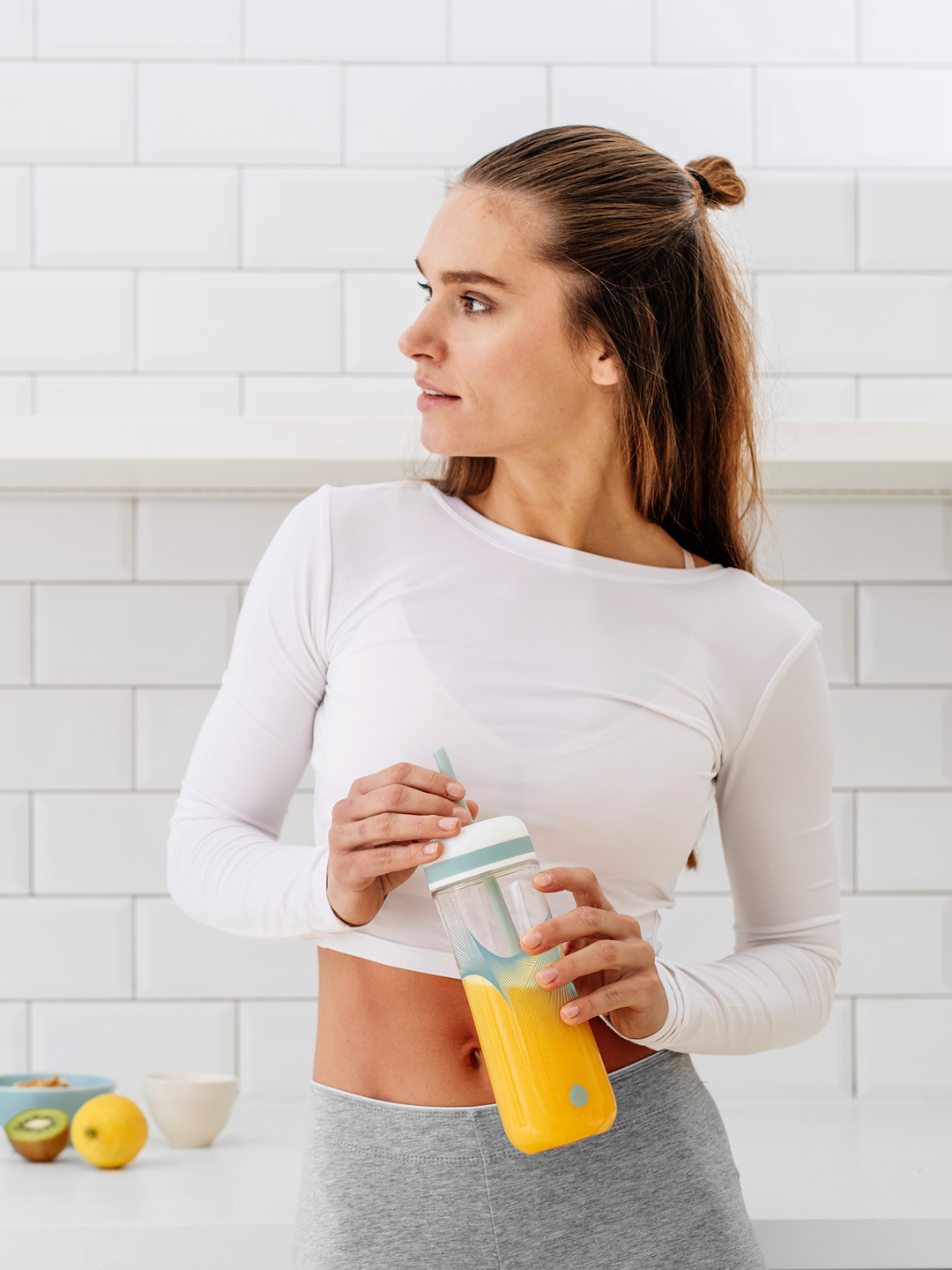 Garrafa de Plástico EQUA Wave 2 em 1 800 ml | Dedoles