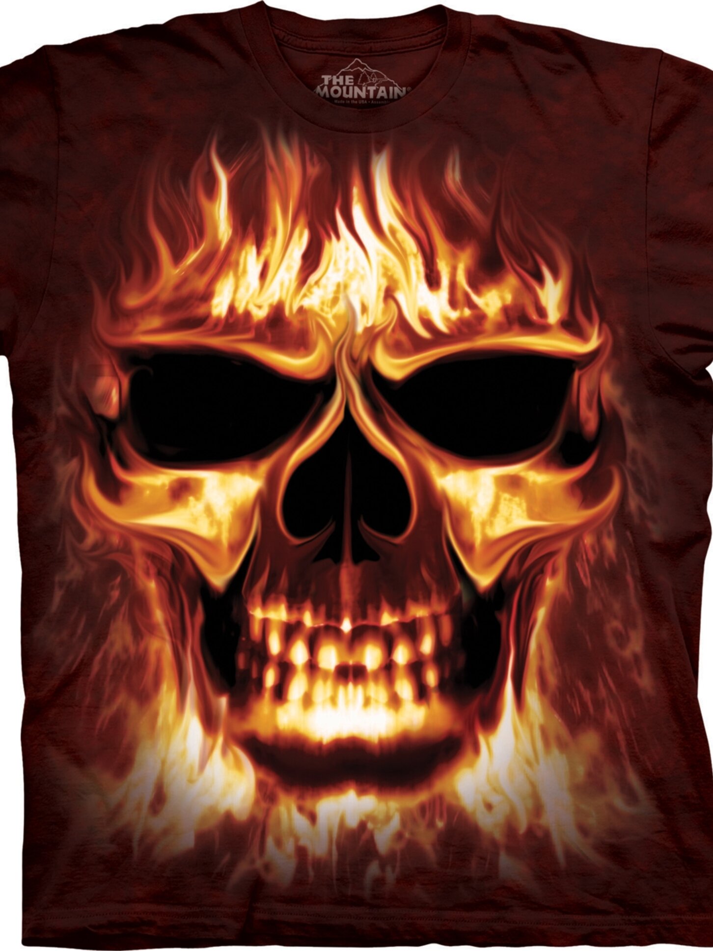 Égő halálfej póló | Dedoles