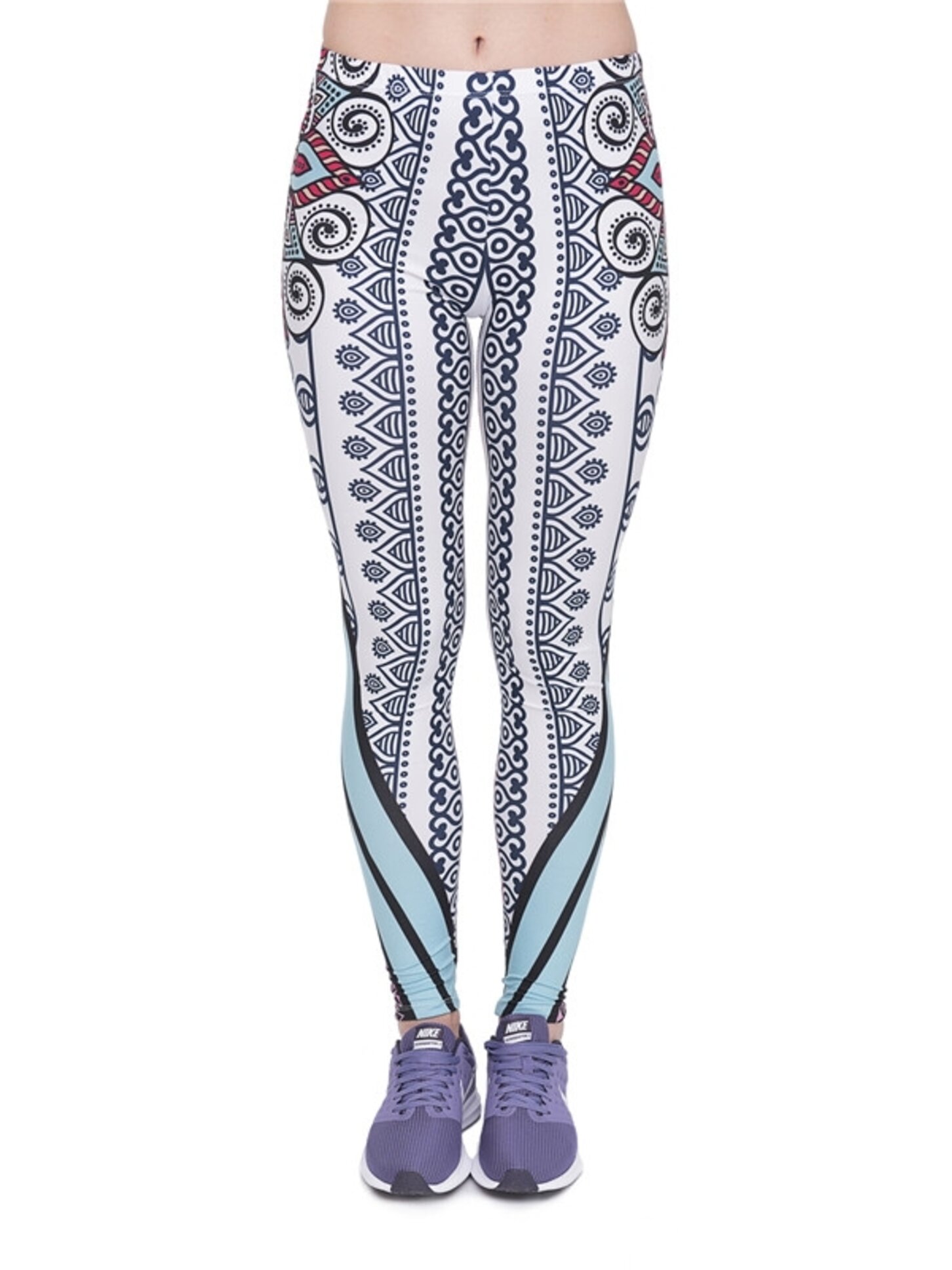 Dámské elastické legíny Barevné mandaly | Dedoles
