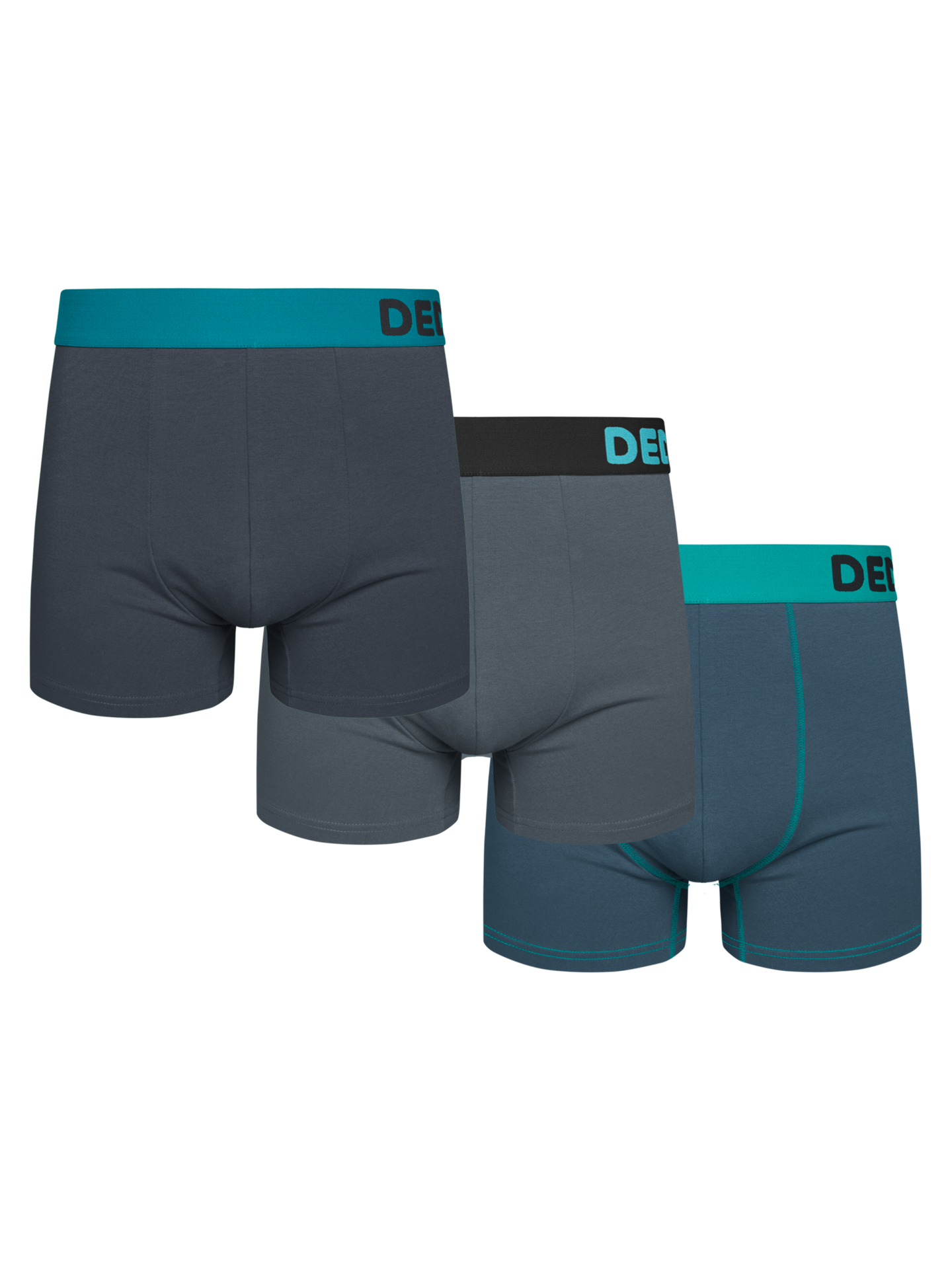 Lot de 3 boxers pour hommes Élégance grise | Dedoles