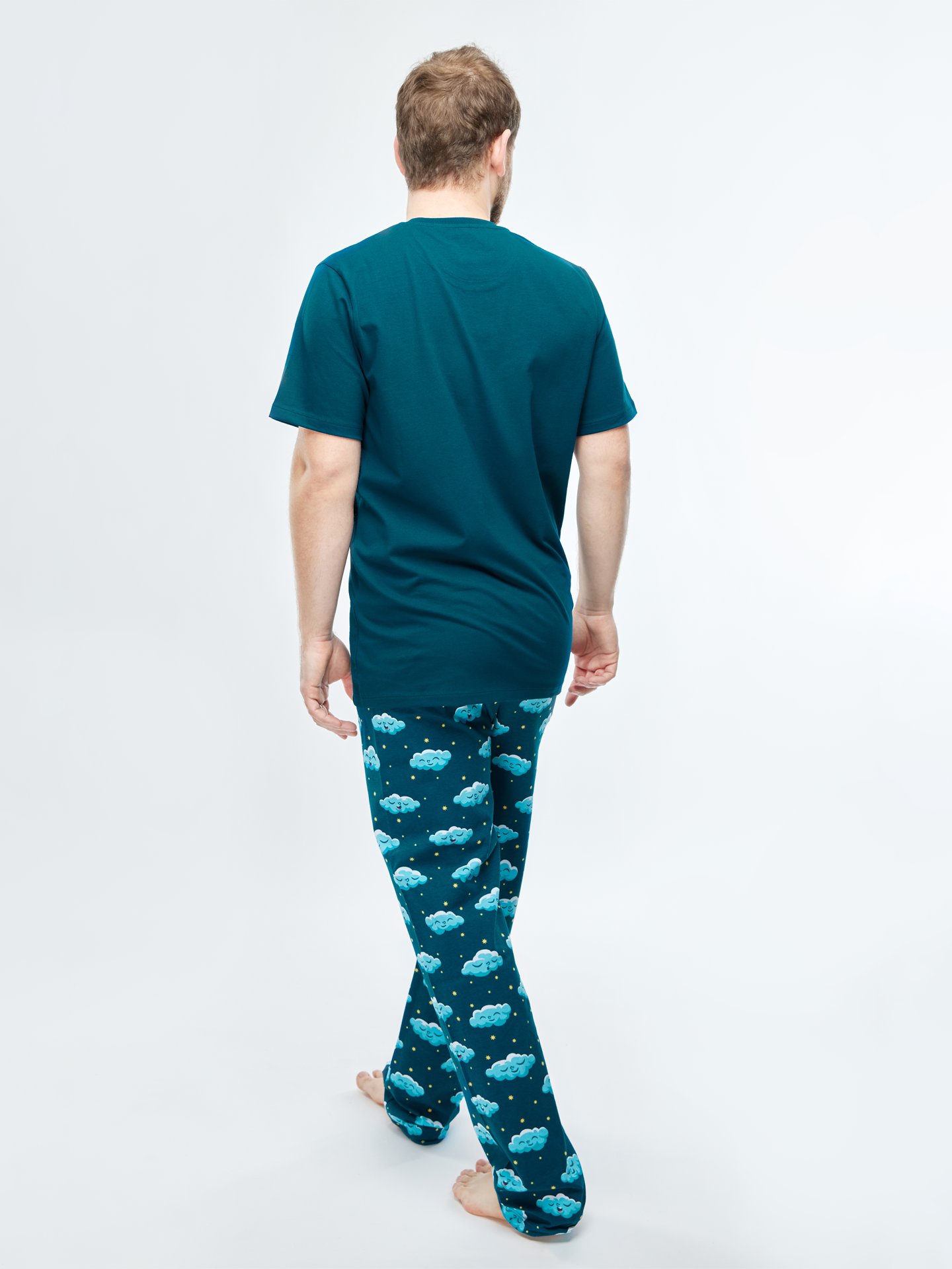 Pyjama rigolo pour hommes Nuages endormis | Dedoles