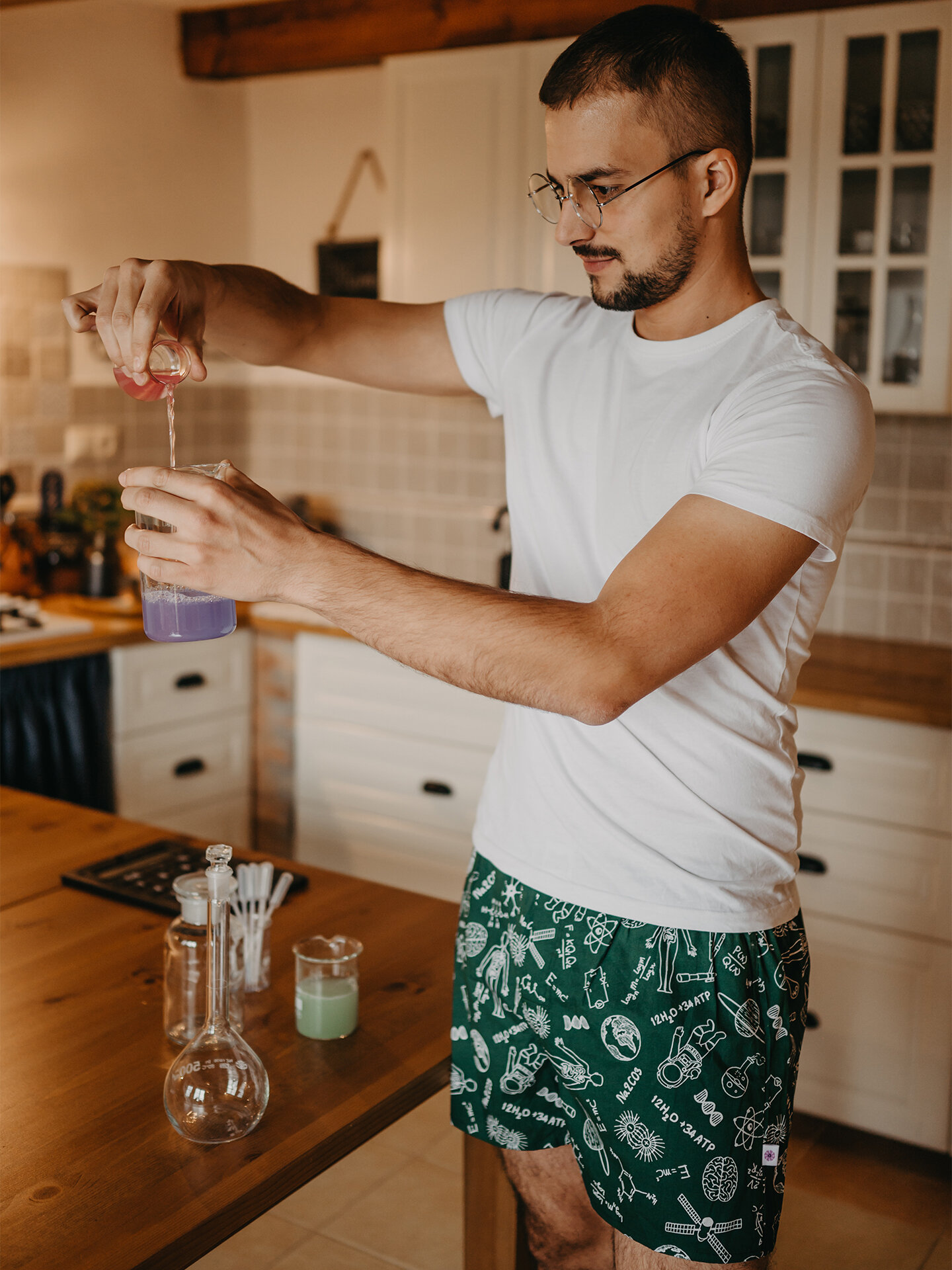 Men's Boxer Shorts Physics vs. Chemistry | Dedoles