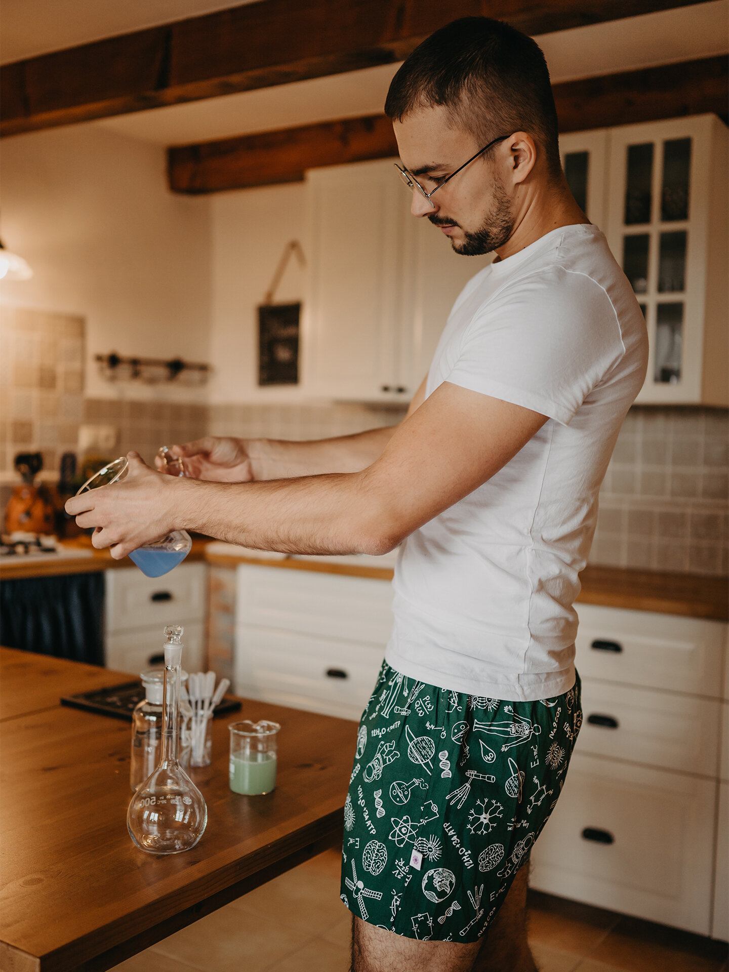 Men's Boxer Shorts Physics vs. Chemistry | Dedoles