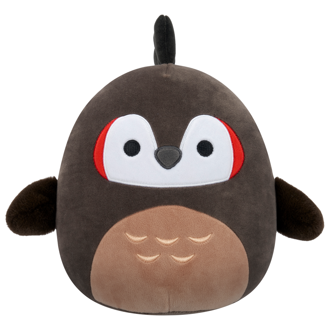 Peluche Squishmallows de 20 cm Theodore le bip-bip taupe foncé | Dedoles