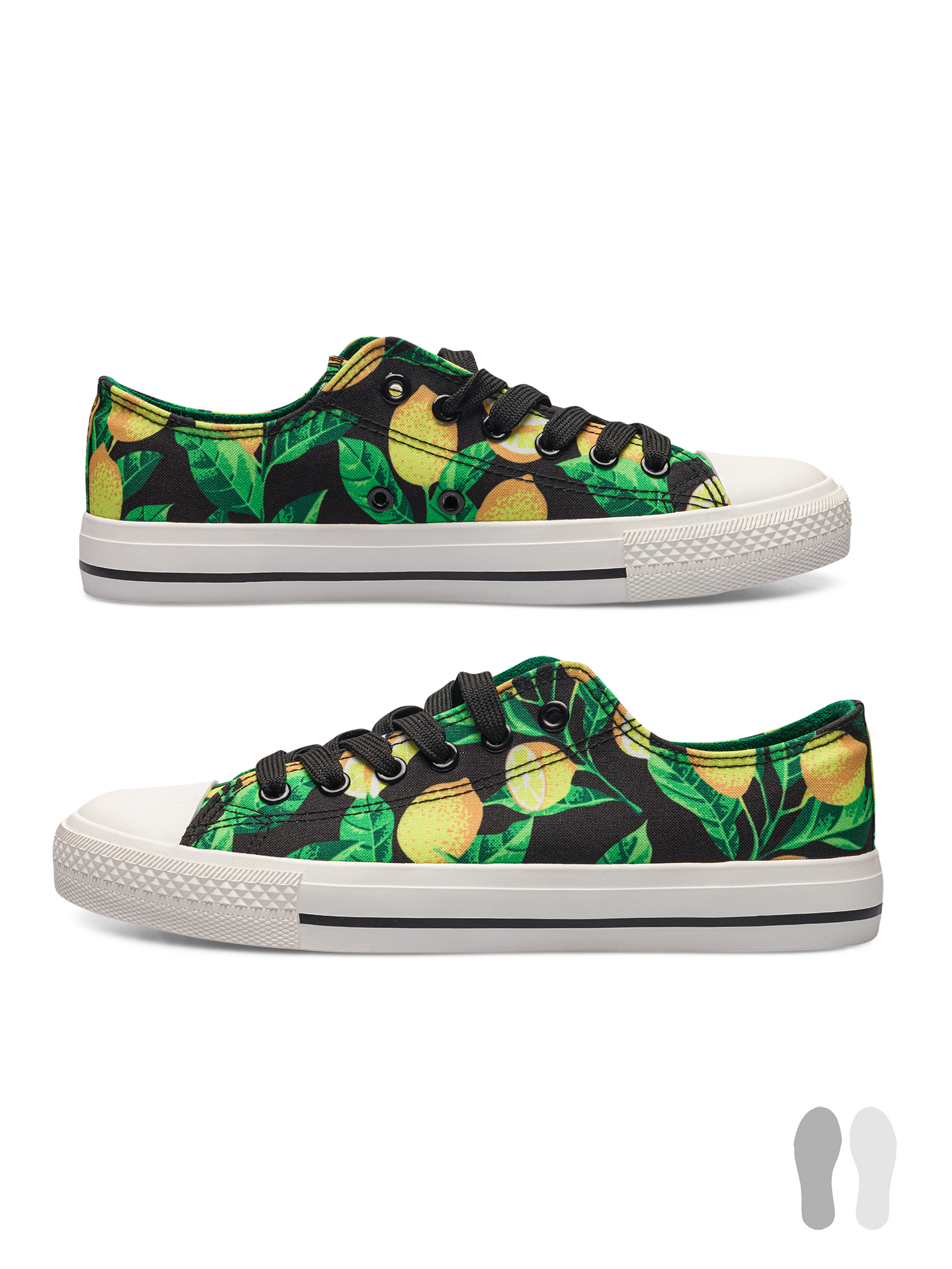 Wesołe buty płócienne Cytryny | Dedoles