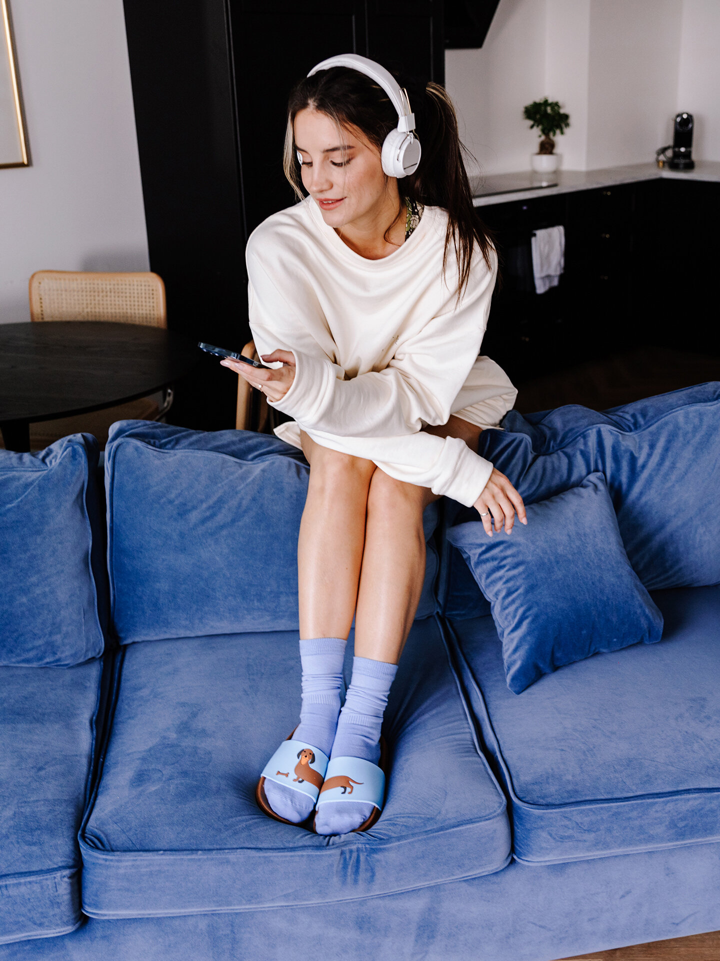 Vrolijke sliders Lange teckel | Dedoles