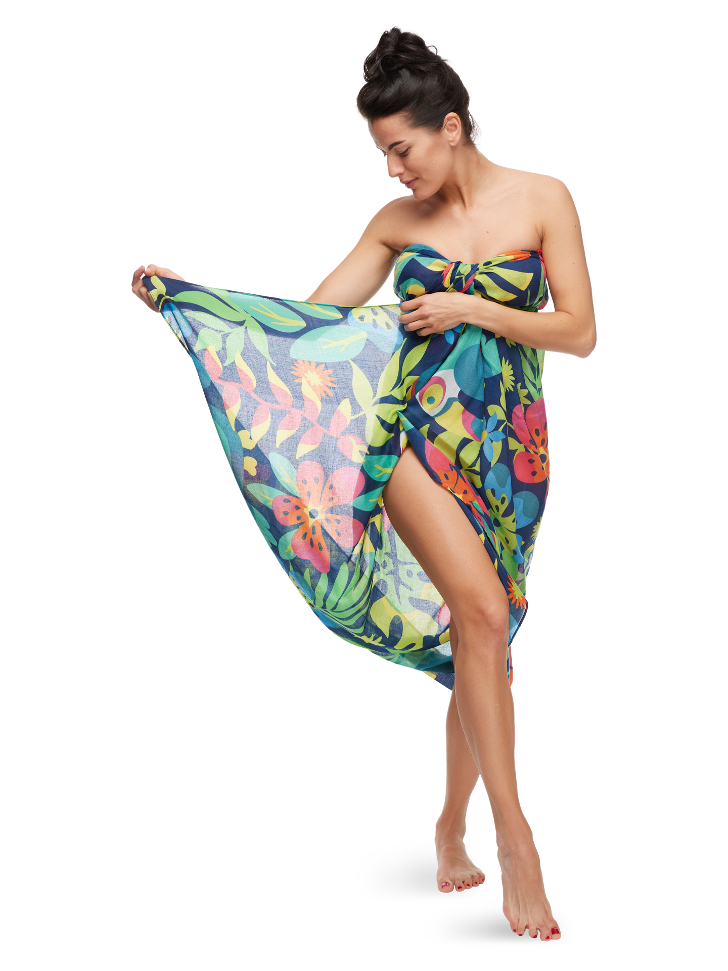 Beach Sarong Toucan In The Jungle Dedoles