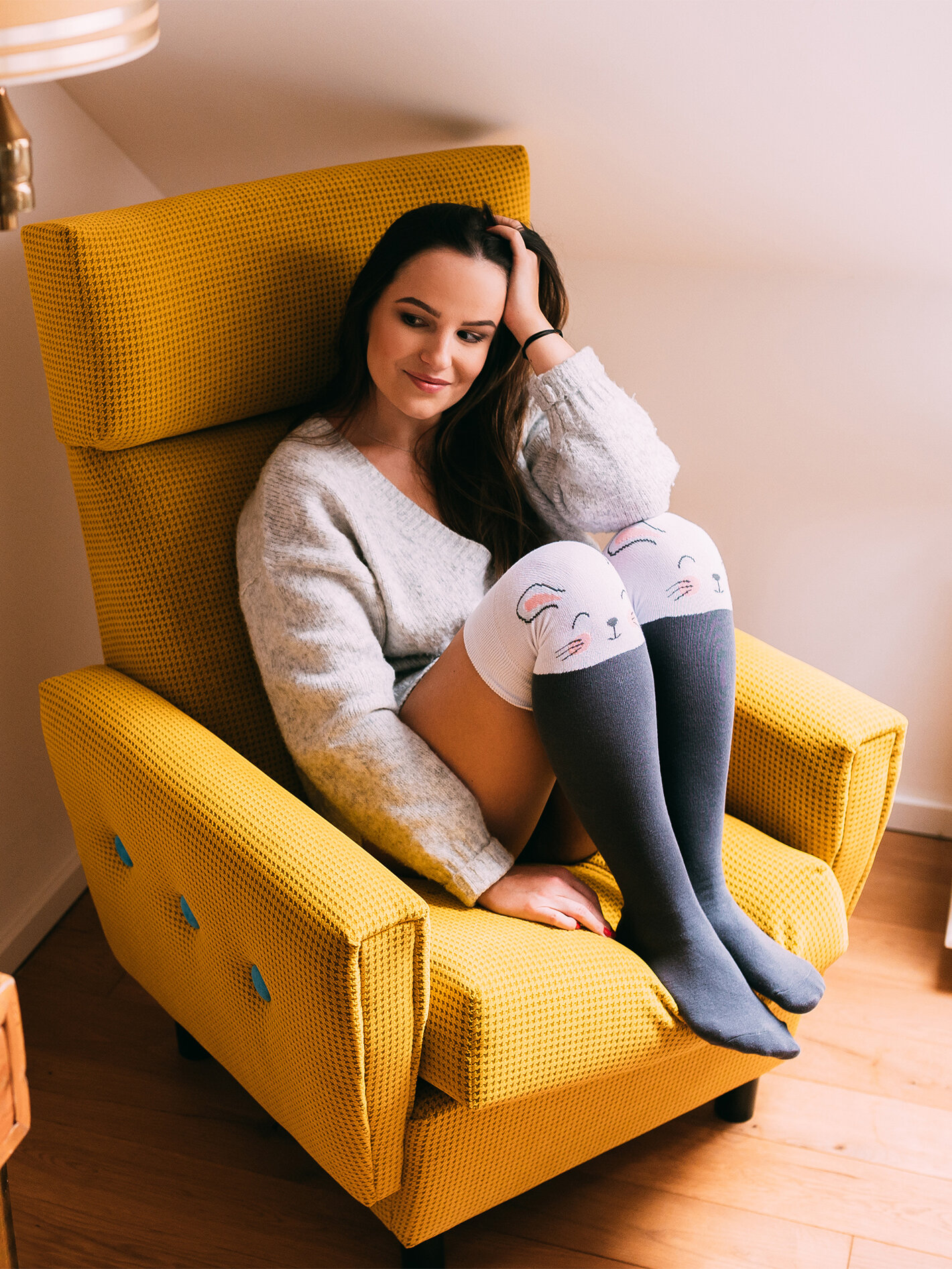 Over the Knee Socks Bunny | Dedoles