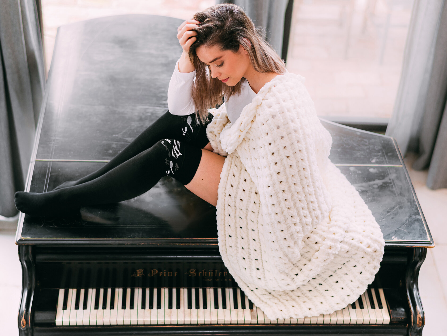 Vidám combzokni Zene | Dedoles