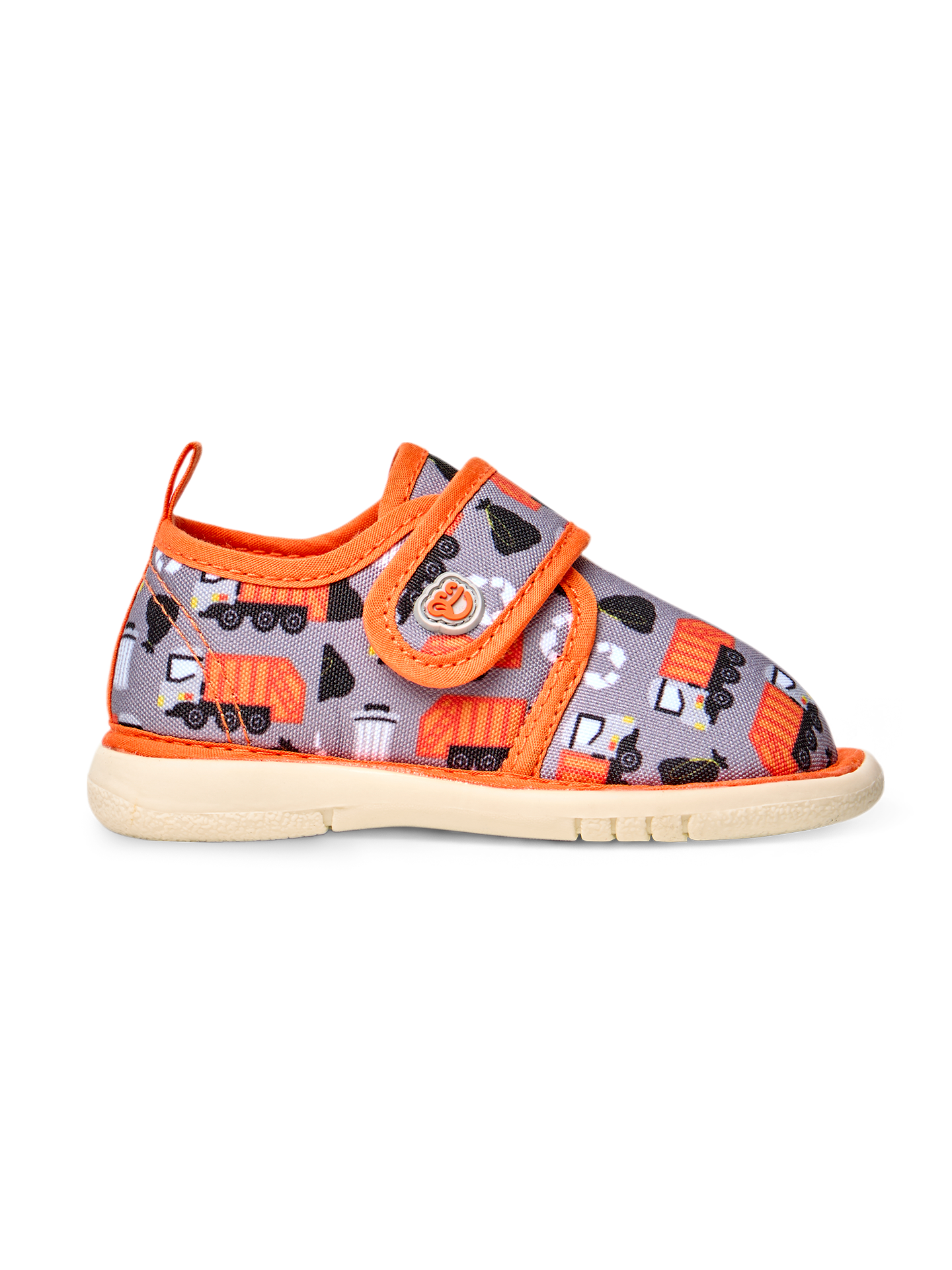 Vrolijke babyslippers Vuilniswagen | Dedoles