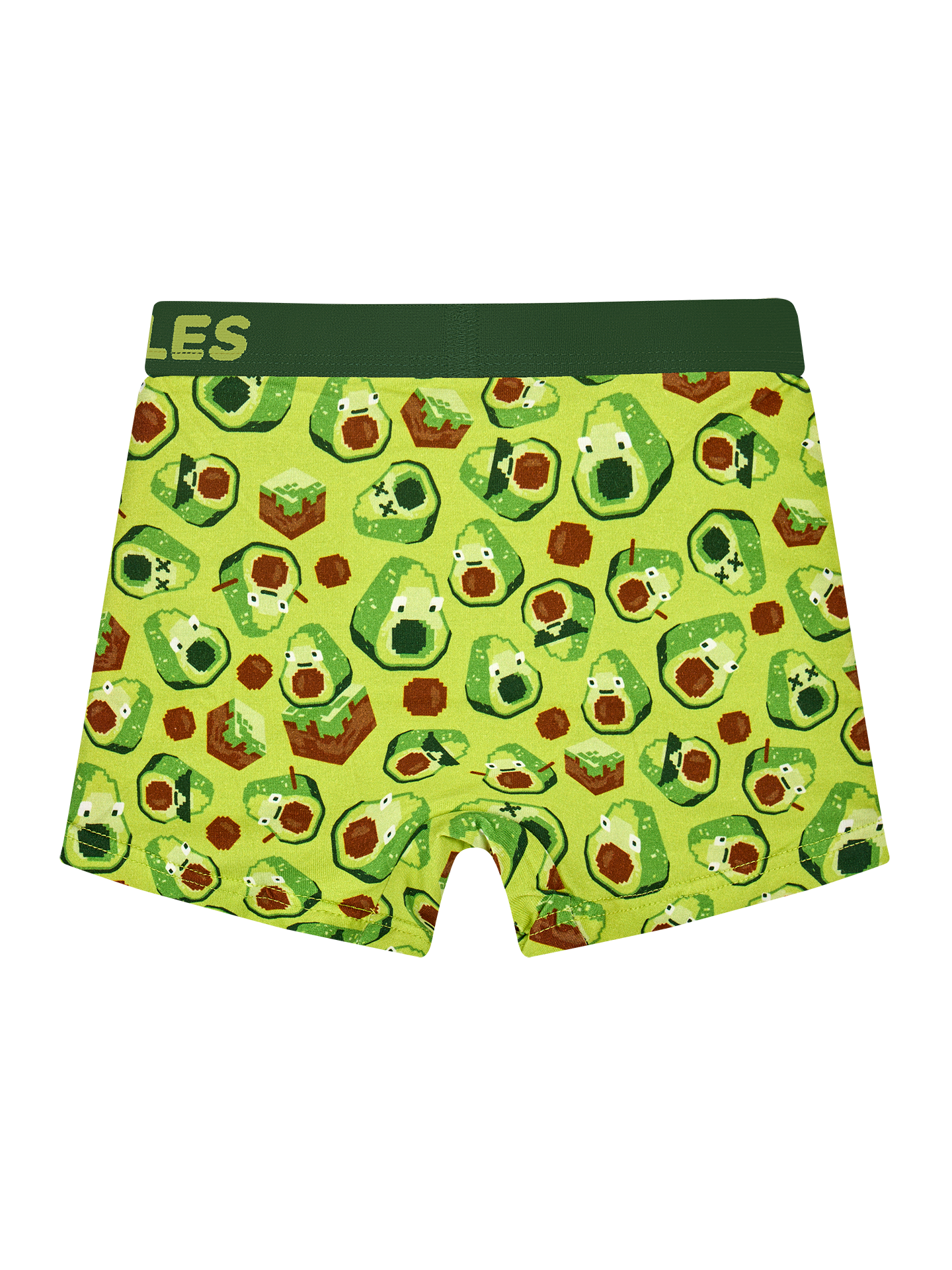 Veselé chlapecké boxerky Pixelové avokádo | Dedoles