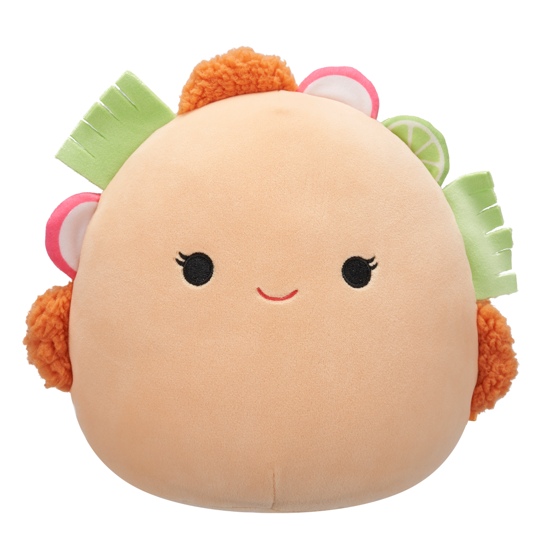 Squishmallows Amberjack de vis taco, 20 cm | Dedoles