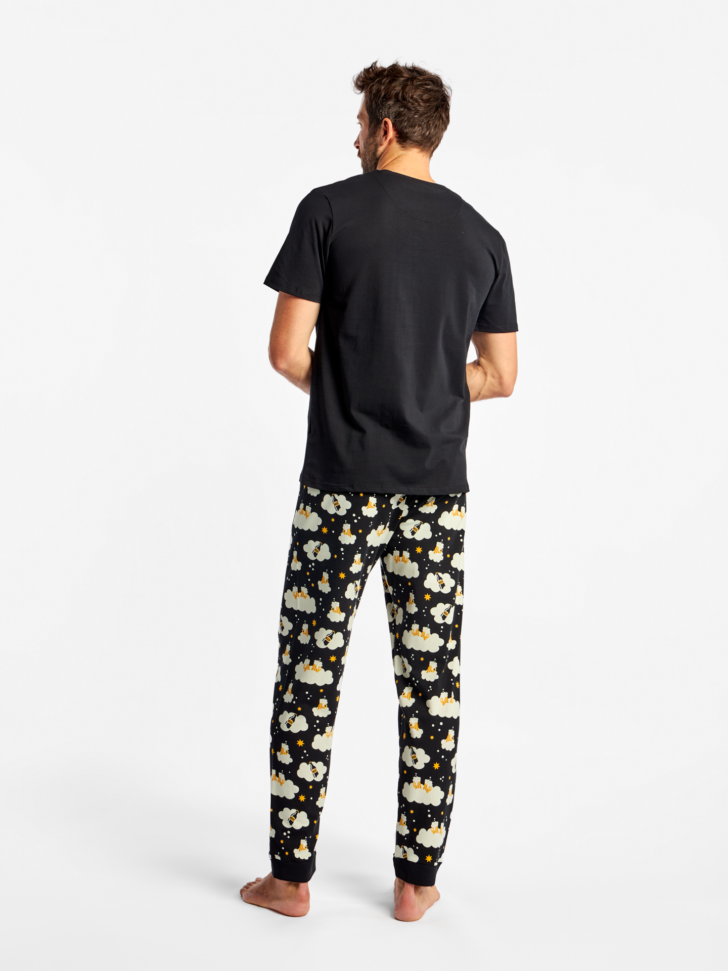 Lustiger Pyjama für Männer Bier-Party | Dedoles